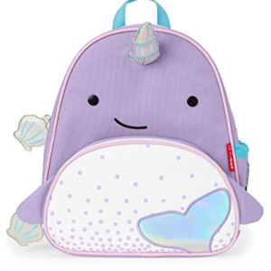 Skip Hop Toddler Backpack, Zoo Preschool Ages 3-4, Narwhal