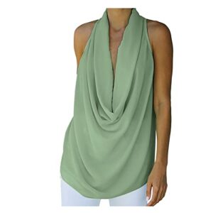 women’s casual v neck ribbed knitted shirts pullover tunic tops loose balloon sleeve solid color blouses top womens short sleeve top pack green