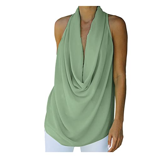 Women's Casual V Neck Ribbed Knitted Shirts Pullover Tunic Tops Loose Balloon Sleeve Solid Color Blouses Top Womens Short Sleeve Top Pack Green