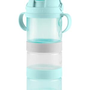 Skip Hop Stackable Snack Container & Sippy Cup, Grey Teal