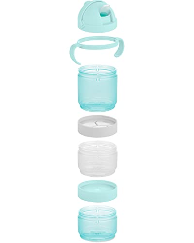 Skip Hop Stackable Snack Container & Sippy Cup, Grey Teal