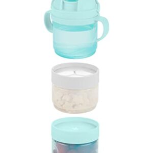 Skip Hop Stackable Snack Container & Sippy Cup, Grey Teal