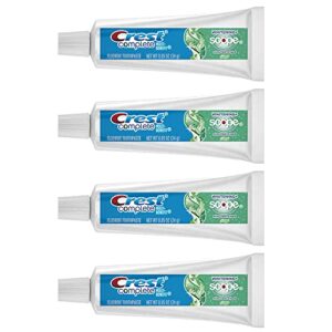 crest complete whitening scope minty toothpaste, travel size 0.85 oz, (24g) – pack of 4