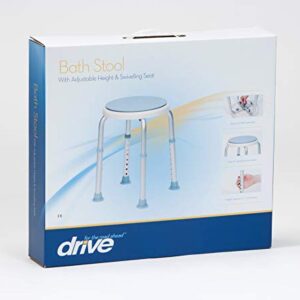 Drive DeVilbiss Healthcare Rotating Rounded Bath/Shower Stool with Swivel Seat