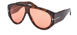 tom ford bronson ft 1044 dark havana/burgundy 60/12/140 men sunglasses