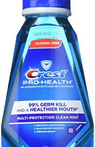 Crest Pro-Health Multi Protection Mouthwash | Alcohol-Free Clean Mint 16.9 Fl Oz (Pack of 3)