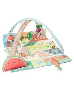 skip hop baby gym, farmstand grow & play, green