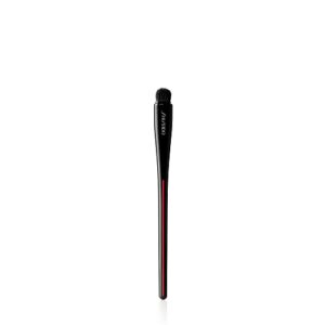 shiseido hanen fude eye shading brush – semi-circular eyeshadow brush for powder, cream & gel formulas – high-performance, synthetic bristles – made in japan