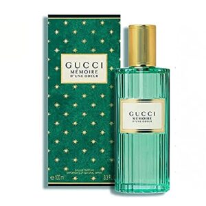 gucci memoire dune odeur edp spray unisex, 3.3 fl oz, clear