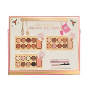 Too Faced Too Faced Christmas Bake Shoppe Makeup Set - Eye & Face Makeup Palettes in Ginger Snap, Chocolate Chip, Sugar Cookie, and Better than Sex Mascara