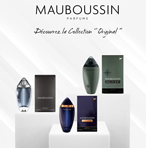 Mauboussin - Private Club 100ml (3.3 Fl Oz) - Eau de Parfum for Men - Woody & Oriental Scents