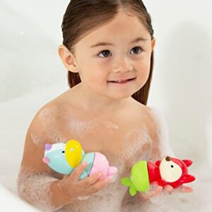 Skip Hop Baby Bath Toy, Zoo Mix & Match Flippers, Unicorn/Fox (Discontinued by Manufacturer)