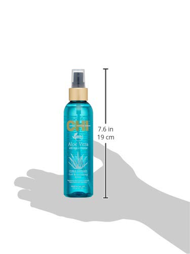 CHI Aloe Vera Curl Reactivating Spray, 95% Natural, Sulfate, Paraben and Gluten Free, 6 Fl Oz