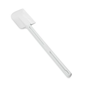 rubbermaid commercial products cold temperature scraper spatula, 16.5 inch, clean-rest design (fg1906000000),white