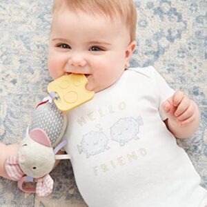 Skip Hop Bandana Buddies Baby Activity Chime & Teether Stroller Toy, Mouse