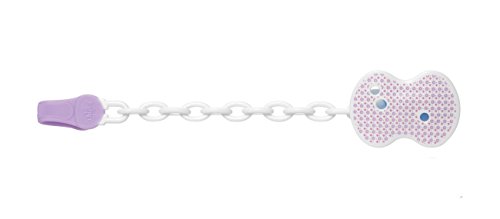 Chicco Soother Chain Pink 0m+