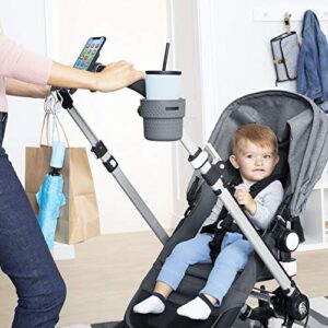 Skip Hop Universal Stroller Phone Holder, Stroll & Connect, Grey