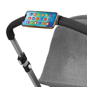 Skip Hop Universal Stroller Phone Holder, Stroll & Connect, Grey