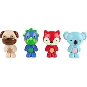 Skip Hop Zoo Crew Figurine Set, 4 Pack, Toy for Kids 2 Years and Up