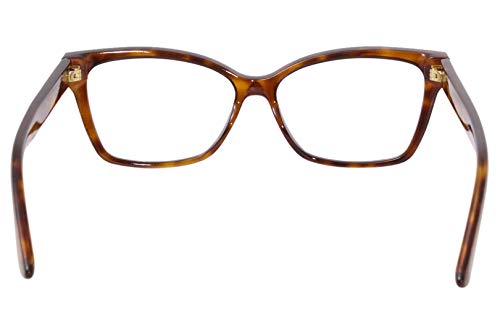 Gucci Gucci-Logo Women's GG0634O 002 Havana Full Rim Rectangular Eyeglasses 55mm