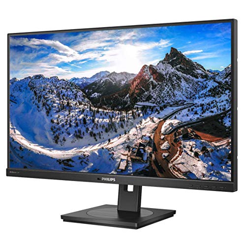 PHILIPS Brilliance 279P1 27" Frameless Monitor, 4K UHD IPS (3840x2160), 122% sRGB, Speakers, USB-C Docking, Power-Saving PowerSensor, Height Adjustable, VESA, 4Yr Advance Replacement