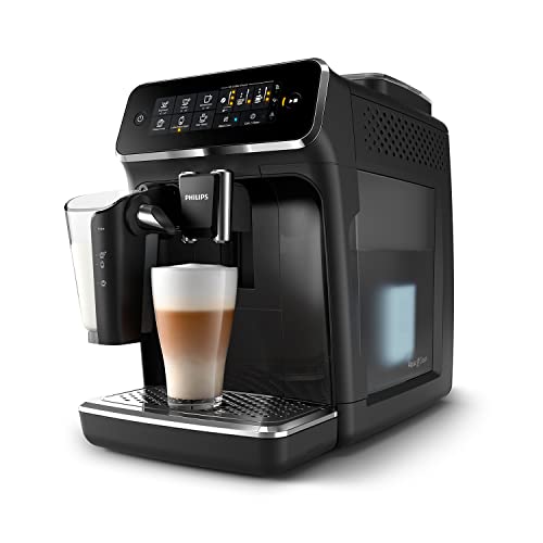 PHILIPS 3200 Series Fully Automatic Espresso Machine w/LatteGo, Black, EP3241/54