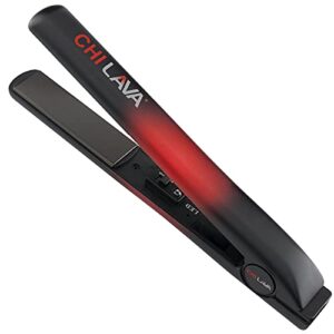 chi original lava 1″ ceramic hairstyling flat iron, red