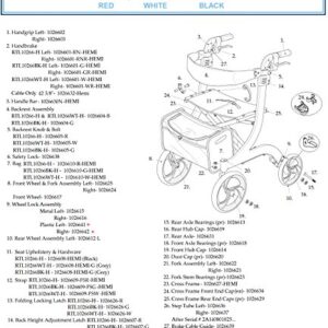 Drive Medical RTL10266BK-H Nitro Aluminum Rollator, Hemi Height, 10 Inch Casters, 1 Count (Pack of 1)