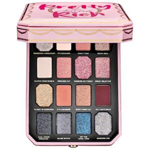 too faced pretty rich diamond light eye shadow palette