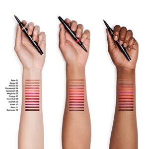 Shiseido LipLiner InkDuo (Prime + Line), True Red 08 - Primes & Shades Lips for Long-Lasting, 8-Hour Wear - Minimizes the Look of Fine Lines & Unevenness - Non-Drying Formula