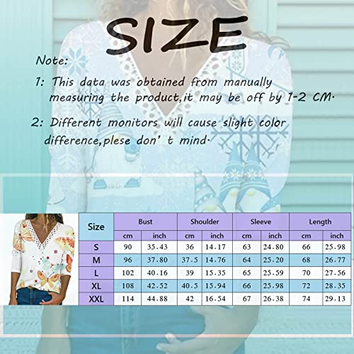 Womens Sweaters Crewneck Long Sleeve Side Slit Tunic Tops for Leggings Womens Tops Dressy Casual 3/4 Sleeve White