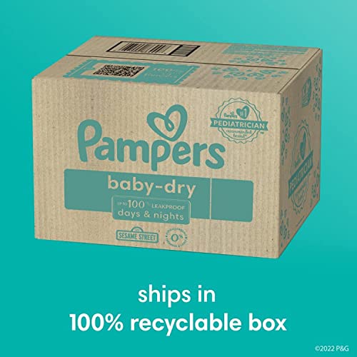 Diapers Size 6, 144 Count - Pampers Baby Dry Disposable Baby Diapers (Packaging & Prints May Vary)