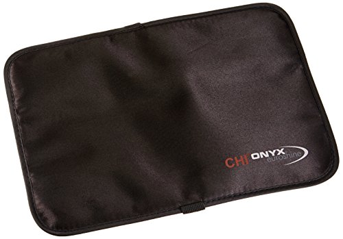 CHI Onyx Euroshine 1" Straightening Hairstyling Iron With 4" Extended Plates, Black