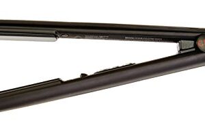 CHI Onyx Euroshine 1" Straightening Hairstyling Iron With 4" Extended Plates, Black