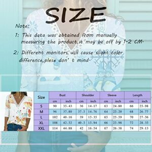 Womens Blouses and Tops Dressy Short Sleeve Women's Double Puff Sleeve Blouses Chiffon Half Sleeve Swiss Dot Tops V Neck Tshirts Casual Dressy