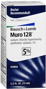 bausch & lomb muro 128 solution 5% 15 ml (pack of 2)