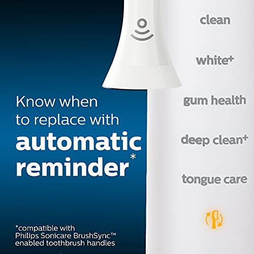 Philips Sonicare Genuine G3 Premium Gum Care Replacement Toothbrush Heads, 2 Brush Heads, White, HX9052/65