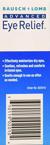 Bausch & Lomb Advanced Eye Relief Dry Eye Lubricant Eye Drops 1oz ( Packs of 3)