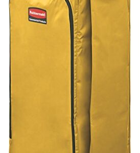 Rubbermaid Commercial Products High-Capacity Cleaning/Utility Cart Bag, 34-Gallon, Yellow, Compatible with Rubbermaid Cleaning Carts