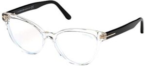 tom ford ft 5639-b blue block crystal 54/16/140 unisex eyewear frame