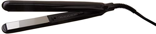 CHI 1" Titanium Hairstyling Iron with TouchSlide Adjustable Heat Settings and Curved Floating Plates, 1 lb, Black