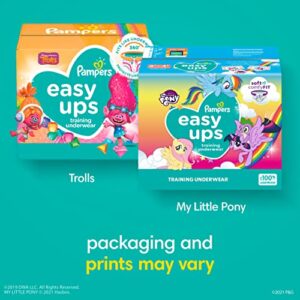 Pampers Easy Ups Training Underwear Girls, 5T-6T Size 7 Diapers, 84 Count (Packaging & Prints May Vary)