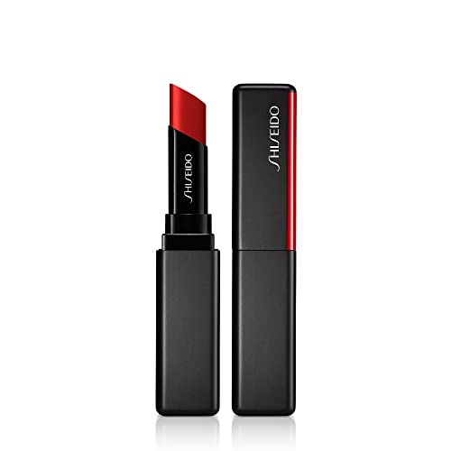 Shiseido VisionAiry Gel Lipstick, Lantern Red 220 - Long-Lasting, Full Coverage Formula - Triple Gel Technology for High-Impact, Weightless Color