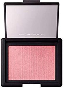 nars orgasm blush – peachy pink with golden shimmer – holiday limited edition – for all skintones – full size 0.16 ounces 4.8 grams