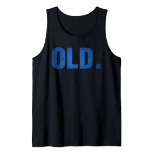 Old Funny Navy Blend Tank Top