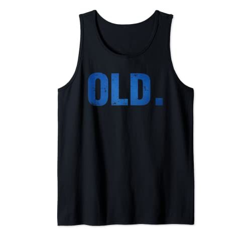 Old Funny Navy Blend Tank Top