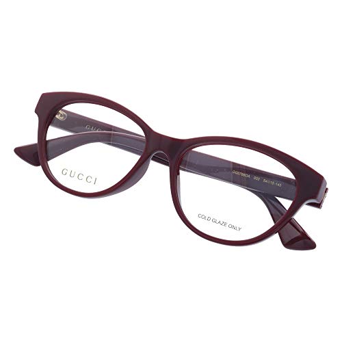 Gucci Gucci-Logo GG0766OA 003 Eyeglasses Women's Burgundy Optical Frame 54mm