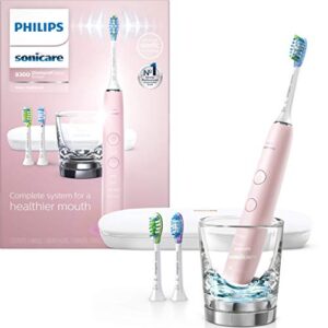 philips sonicare diamondclean smart 9300 rechargeable electric power toothbrush, pink, hx9903/21