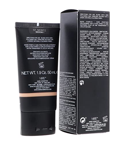 NARS Pure Radiant Tinted Moisturizer SPF 30, No. 01 St. Moritz/Medium, 1.9 Ounce (I0081566)