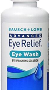 Bausch & Lomb Advanced Eye Relief Eye Wash, 4 Fl Oz, Pack of 3